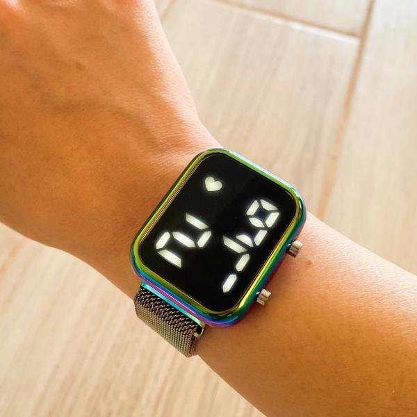 RELOJ DIGITAL MAGNETICO TORNASOL 2923 – Benny Store